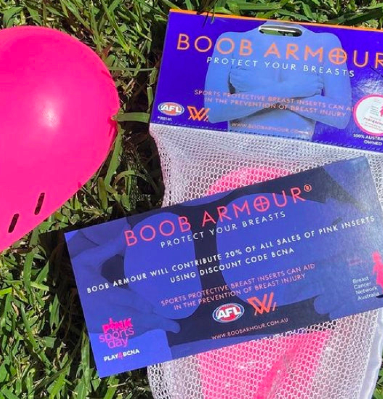 BREAST CANCER NETWORK AUSTRALIA (BCNA) & BOOB ARMOUR - Boob Armour